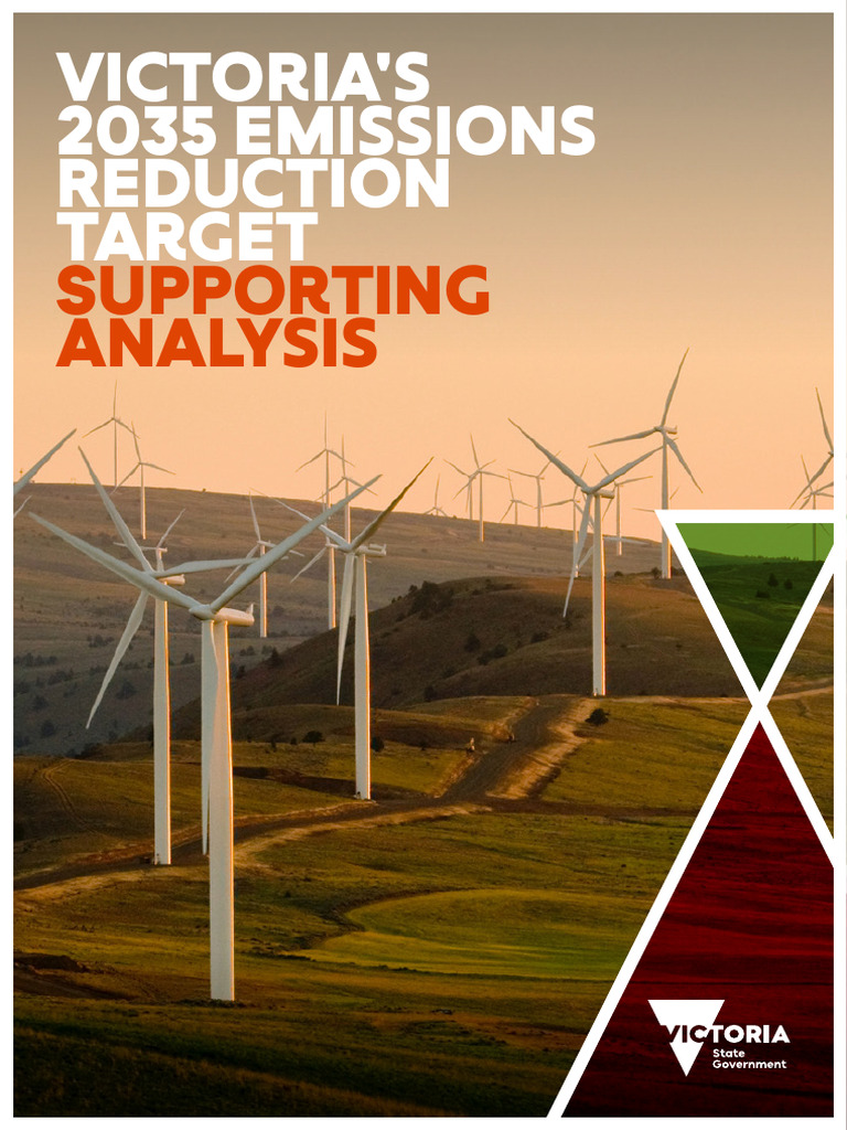 Victorias 2035 Climate Target Supporting Analysis | PDF | Climate Change Mitigation | Renewable ...