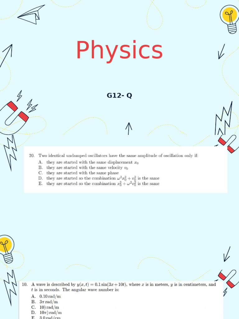 Physics G12-Q | PDF