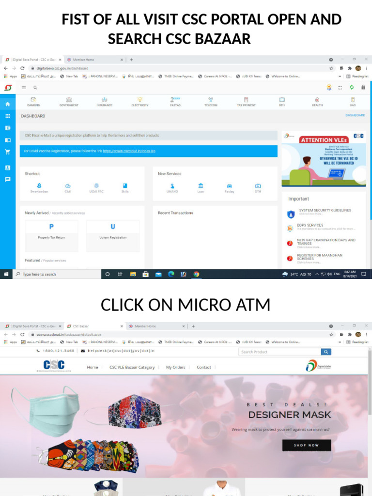 Digipay Micro Atm Order Process | PDF
