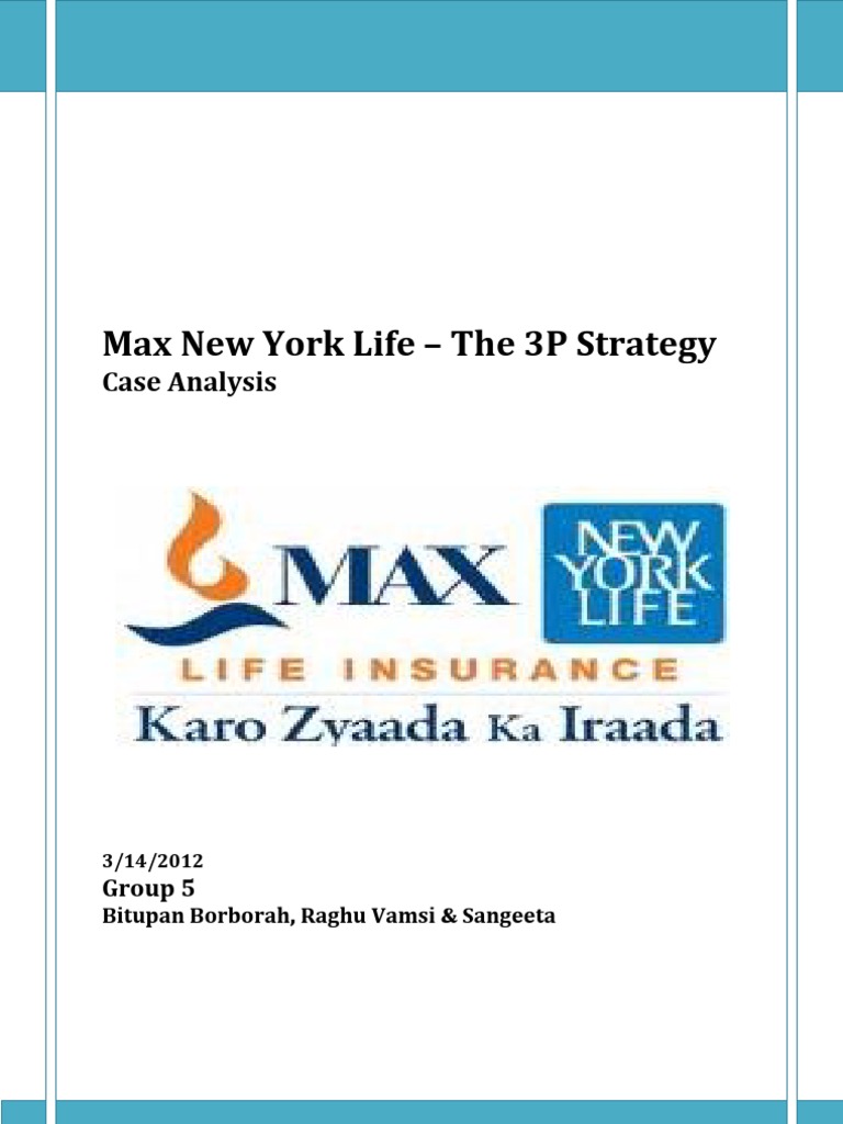 Max New York Life - Group 5 | Insurance | Life Insurance