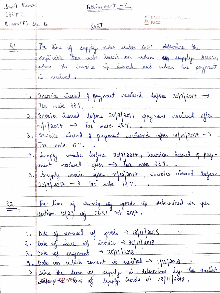 gst assignment 2 | PDF