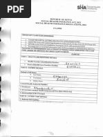 Sha Hcps Claim Form-2025 | PDF