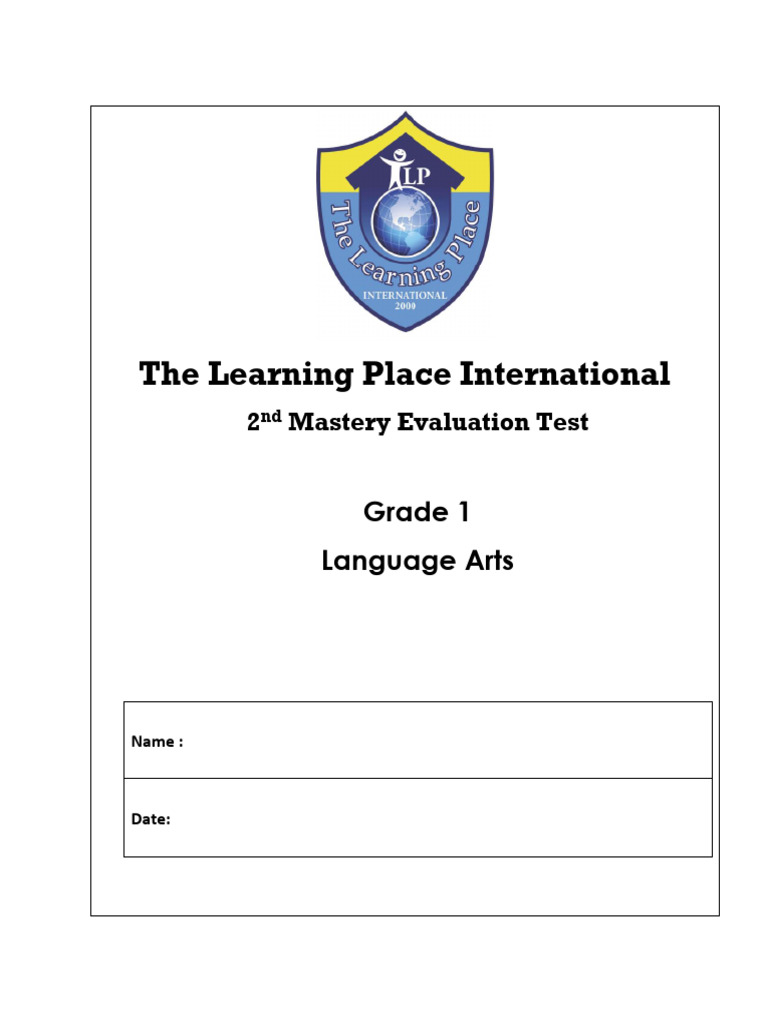 Grade 1 Language - 2nd Quarter | PDF