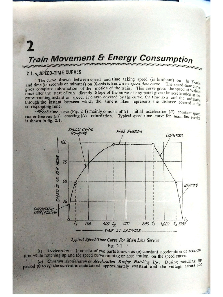 Train Movement & Electric Consumption Notes | PDF