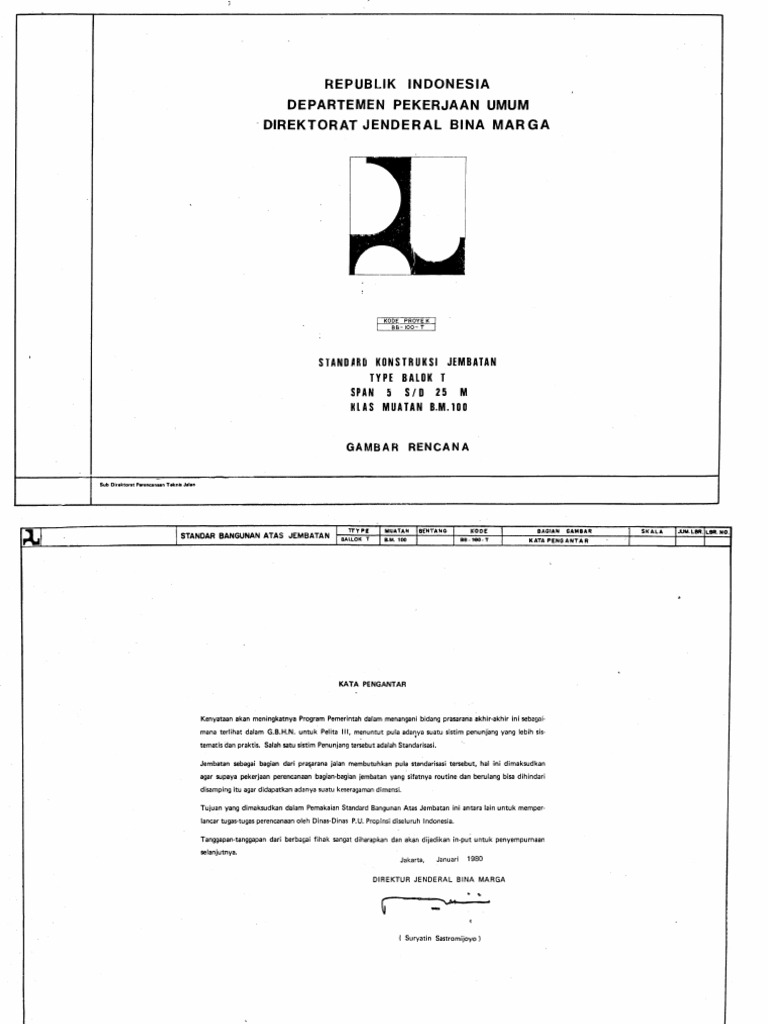 STD Kons JBT Balok T 5-25 M | PDF
