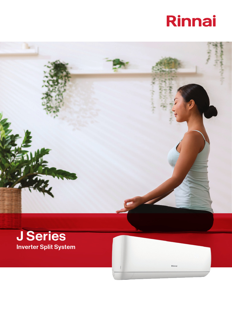 Rinnai J Series Inverter Split System | PDF | Air Conditioning
