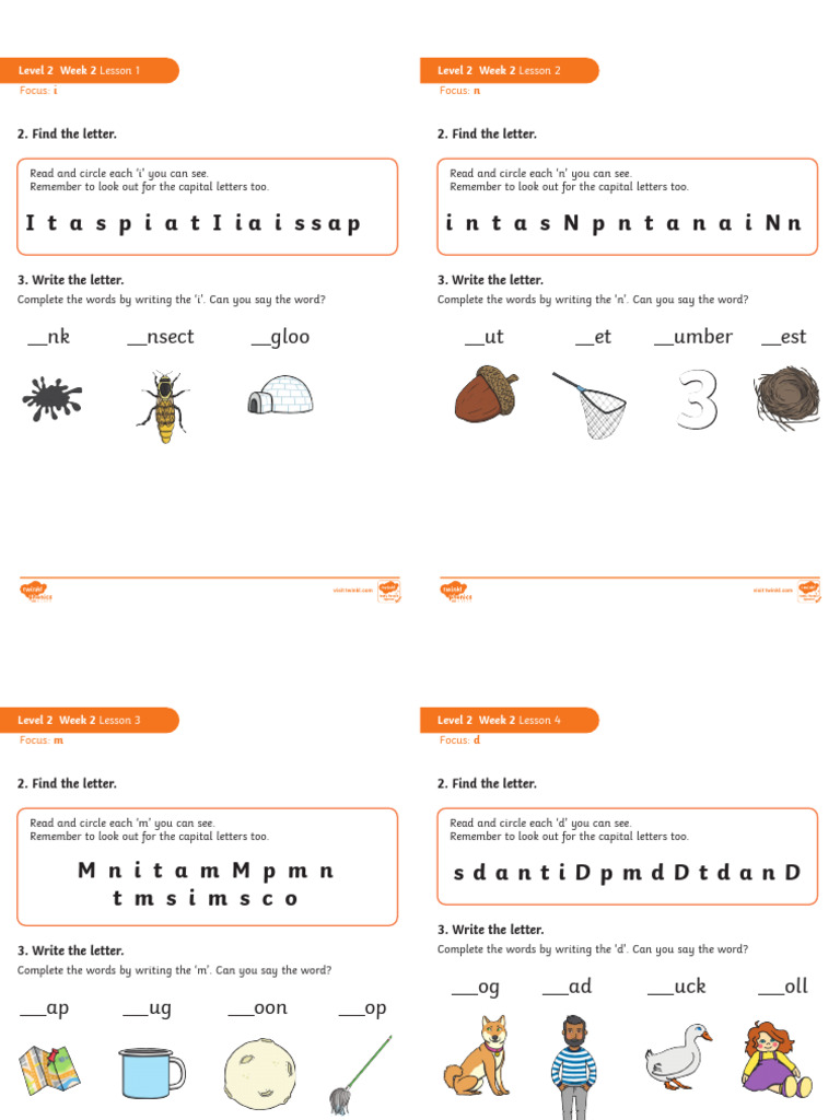 level-2-week-2-pupil-workbook | PDF