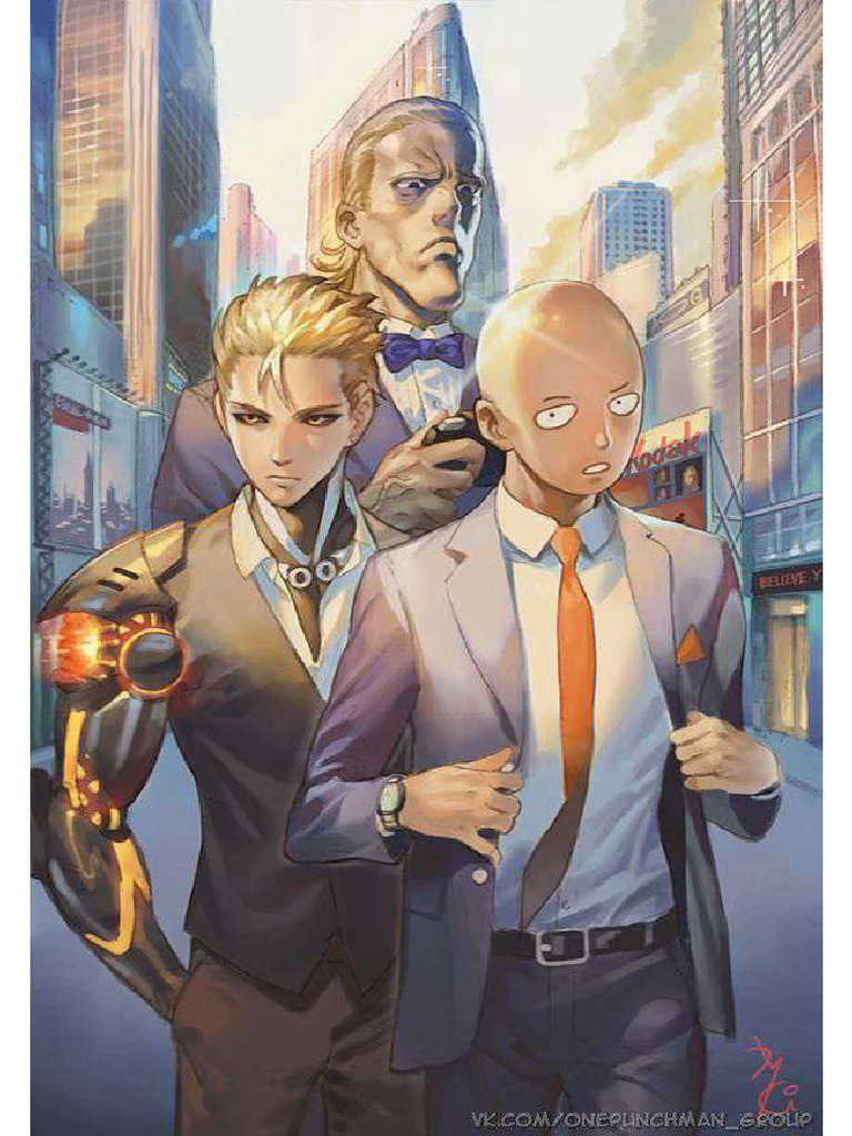 ONE PUNCH MAN • King, Genos, & Saitama | PDF
