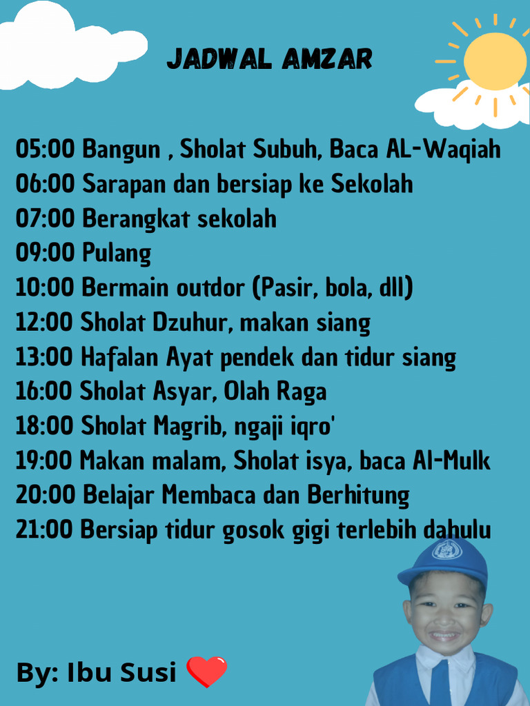 JADWAL AMZAR | PDF