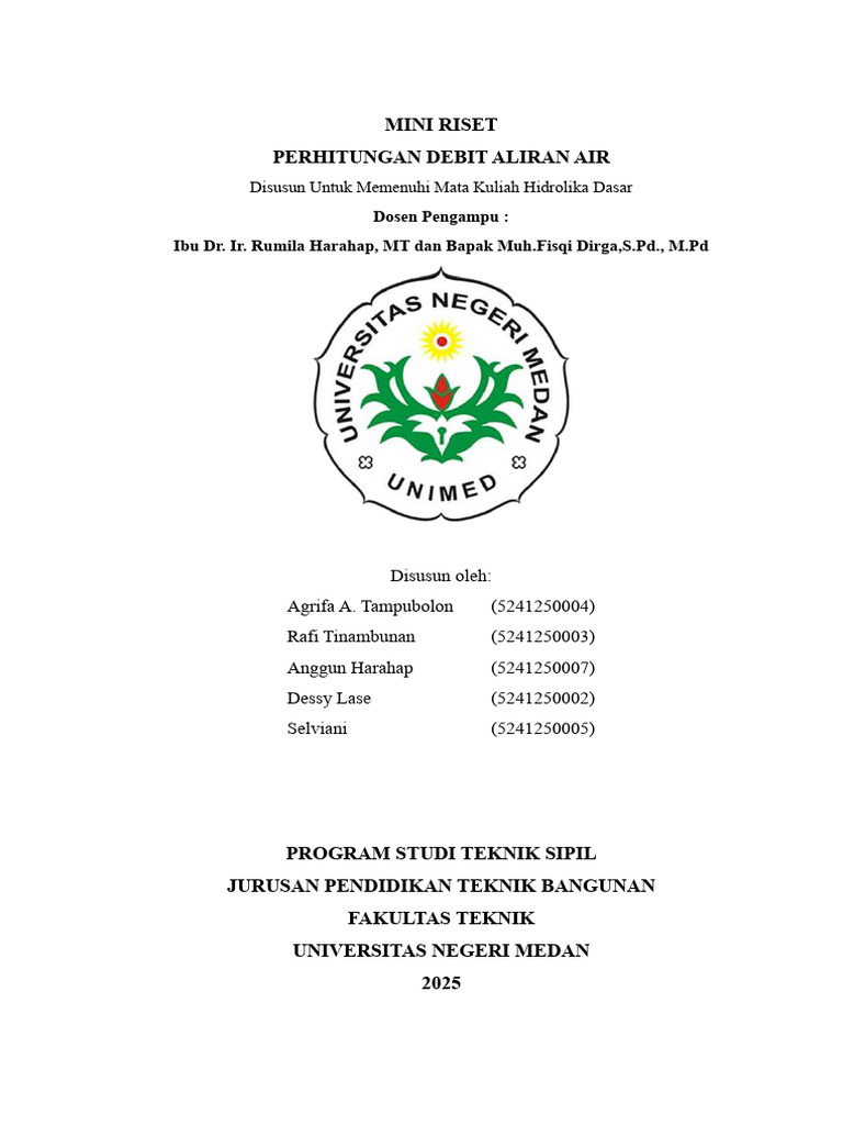 Perhitungan Debit Aliran Air Parit | PDF