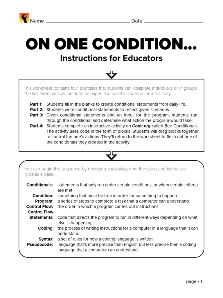 Coding Conditionals Activities | PDF | Control Flow | Computer Programming