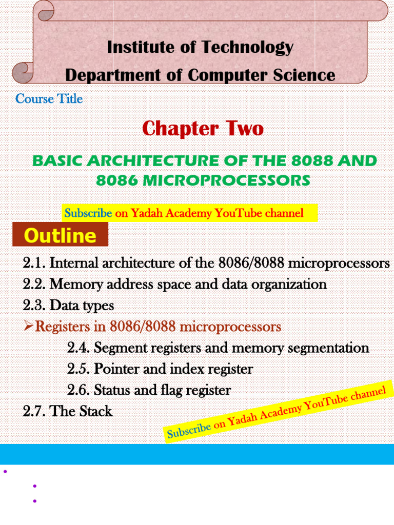 2024_Assembly_Ch02_BASIC_ARCHITECTURE_OF_8088_&_8086_MICROPROCESSORS (1) | PDF | Central ...