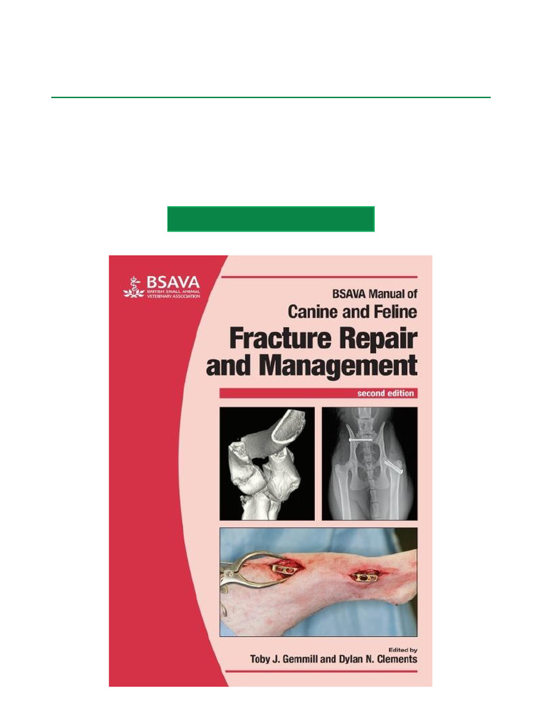 BSAVA Canine & Feline Fracture Manual | PDF