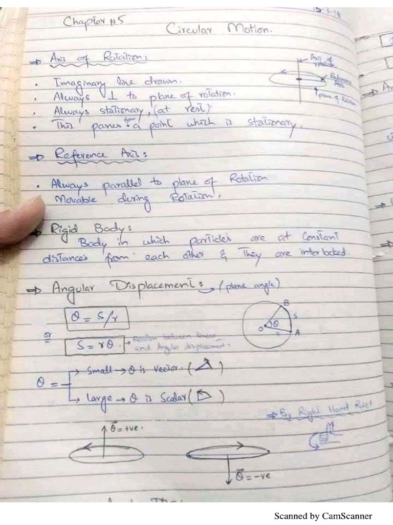 CH 5 Circular Motion by Sir Izhar PDF | PDF