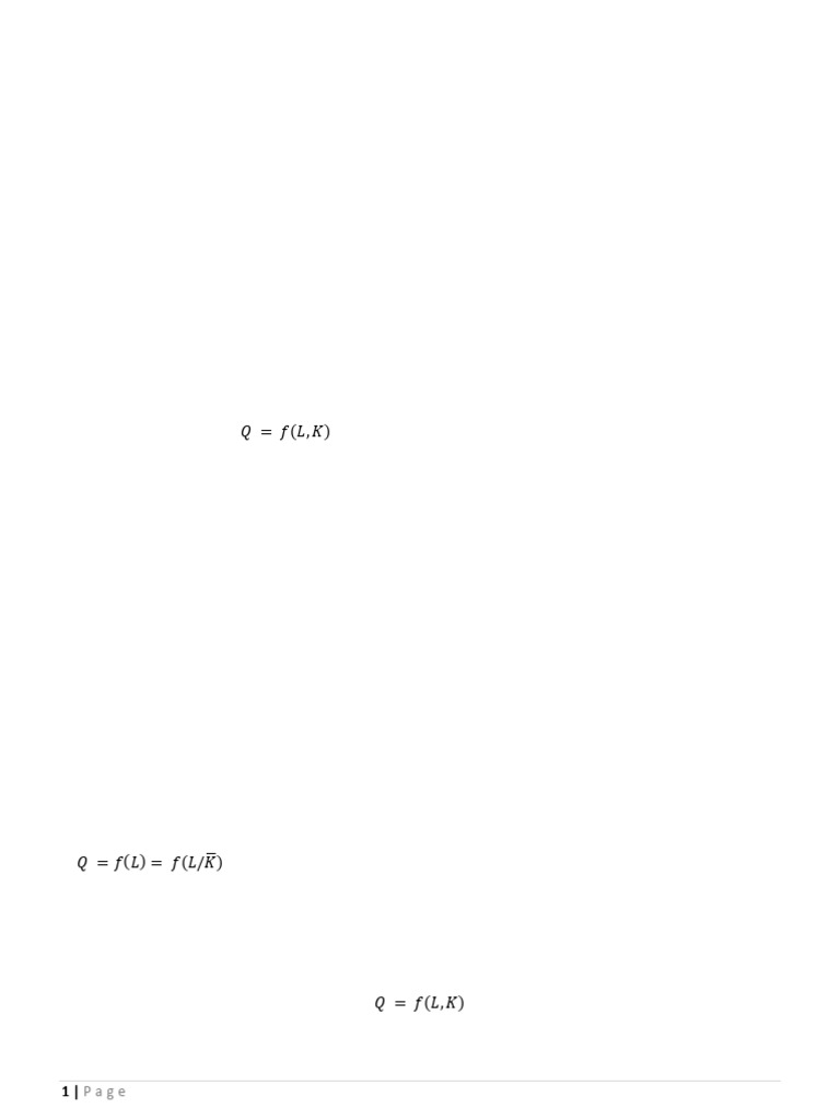 Ch-3 - Theory of Production | PDF | Production Function | Supply ...