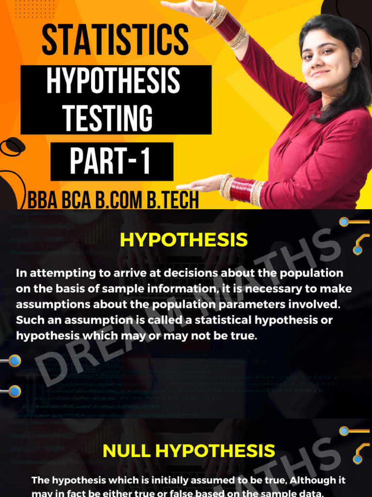 Understanding Hypothesis Testing Basics | PDF | Statistical ...