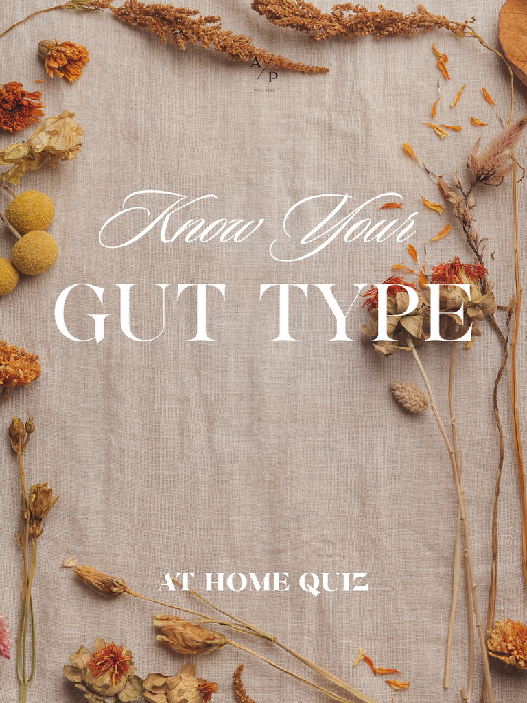 Know Your GutType Ebook | PDF | Foods | Human Feces