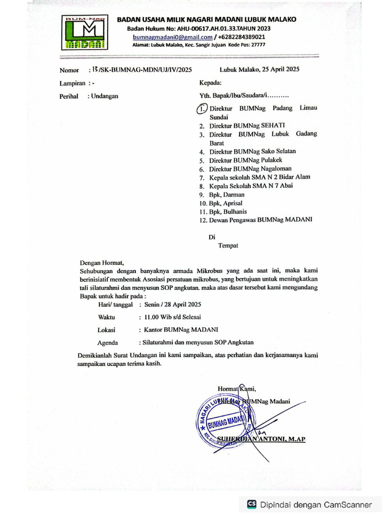 BUMNag Padang Limau Sundai | PDF