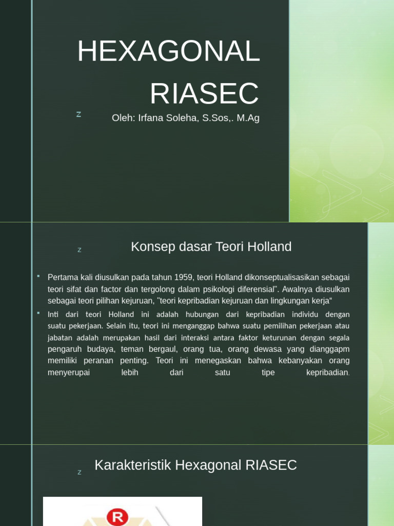 Hexagonal Riasec | PDF