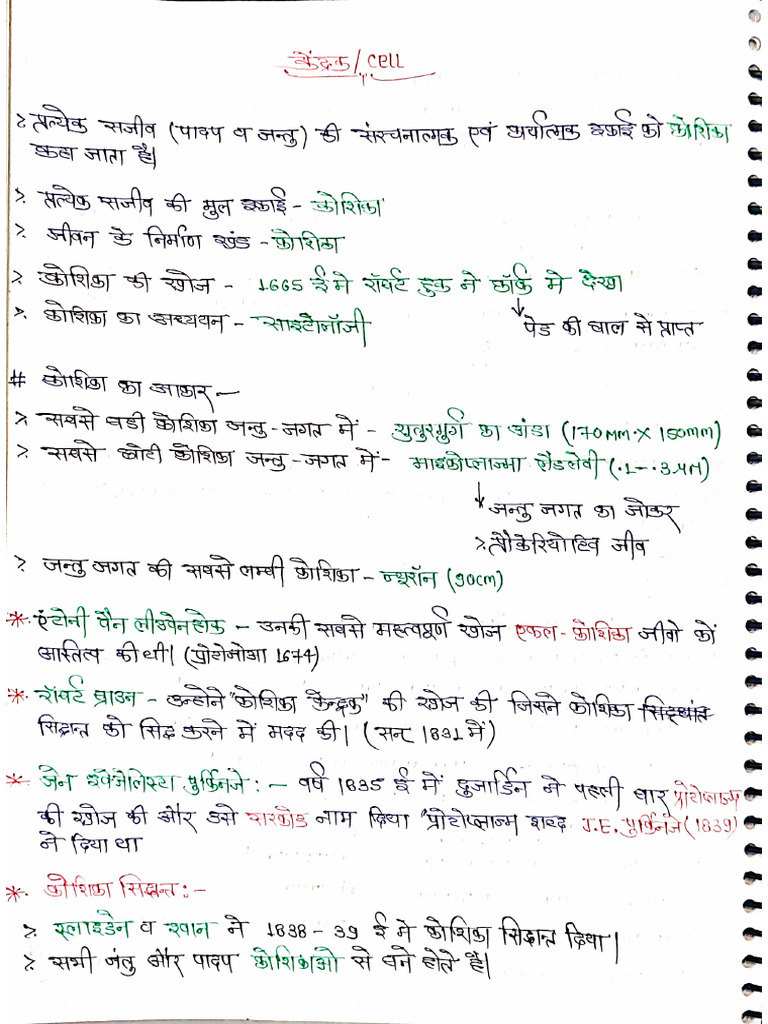 Cell Hindi | PDF