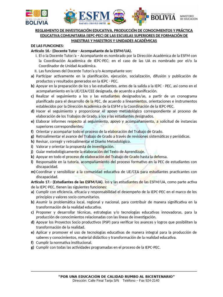 Reglamento de La Iepc-Pec | PDF | Maestros | Evaluación