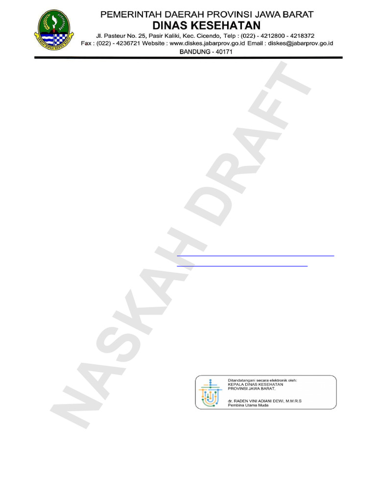 SURAT UNDANGAN Undangan Rakor Ke Dinkes Kabkota Dan PKM 19052025 ...
