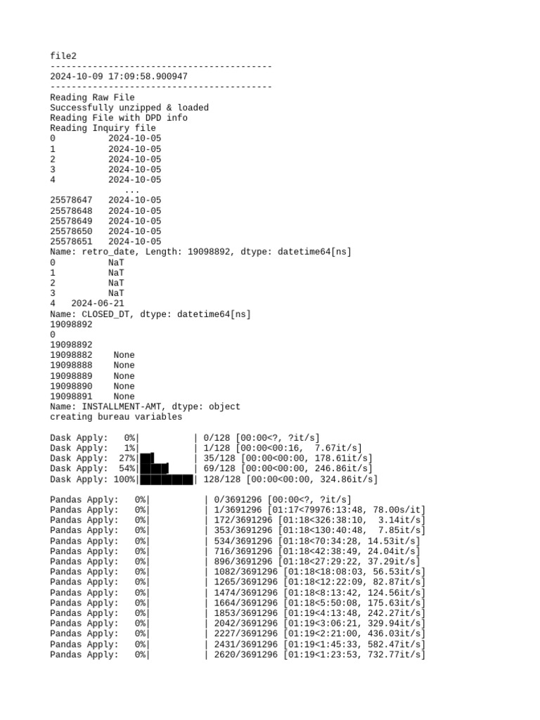 Cibil Parser General File2 Logs | PDF