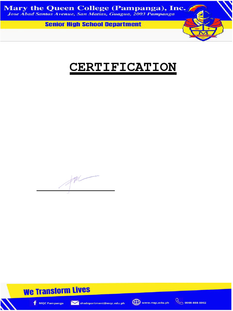 Certification-From-Statistician (Signed Rannie) | PDF