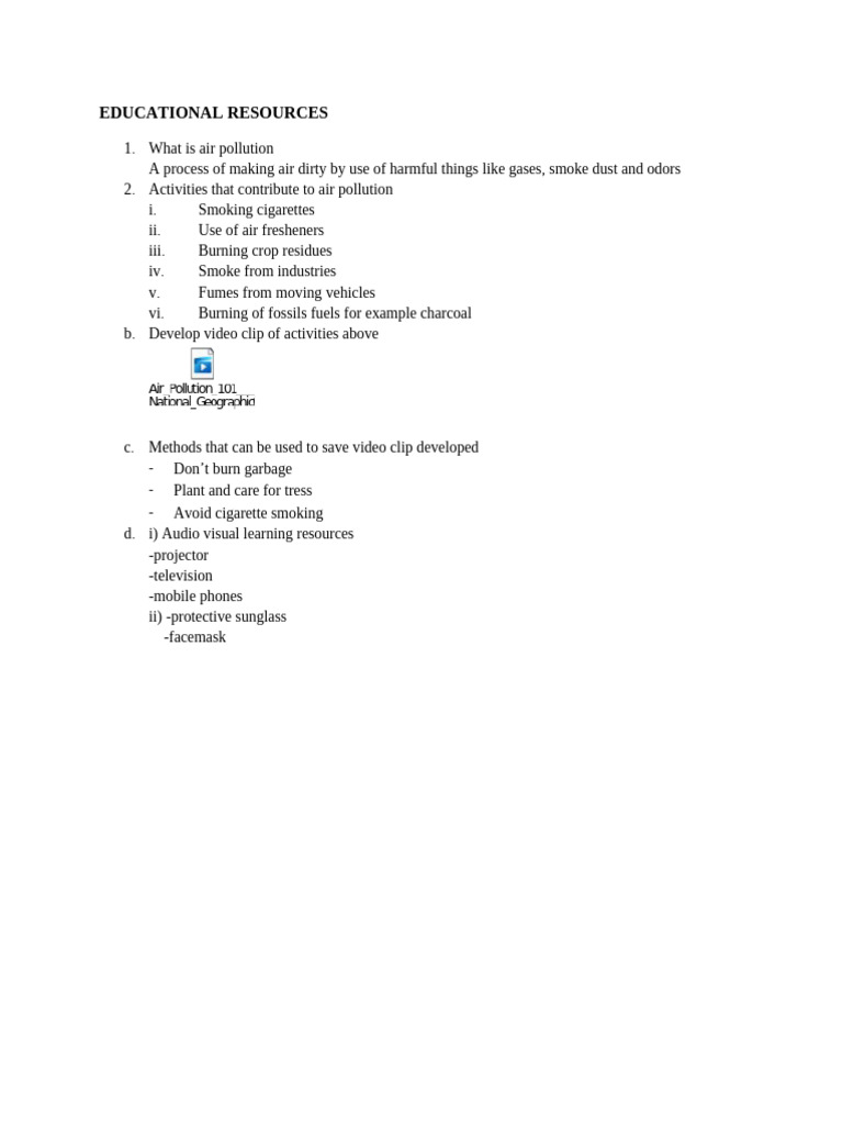 Educational Resources | PDF