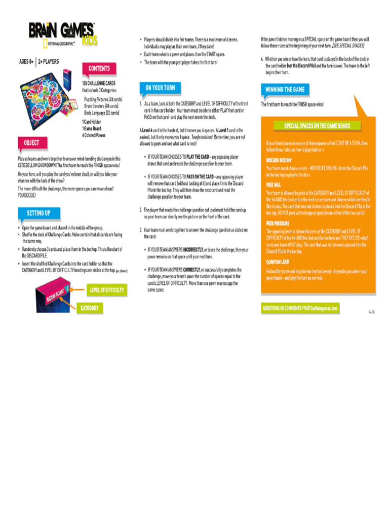 Brain Games Kids | PDF