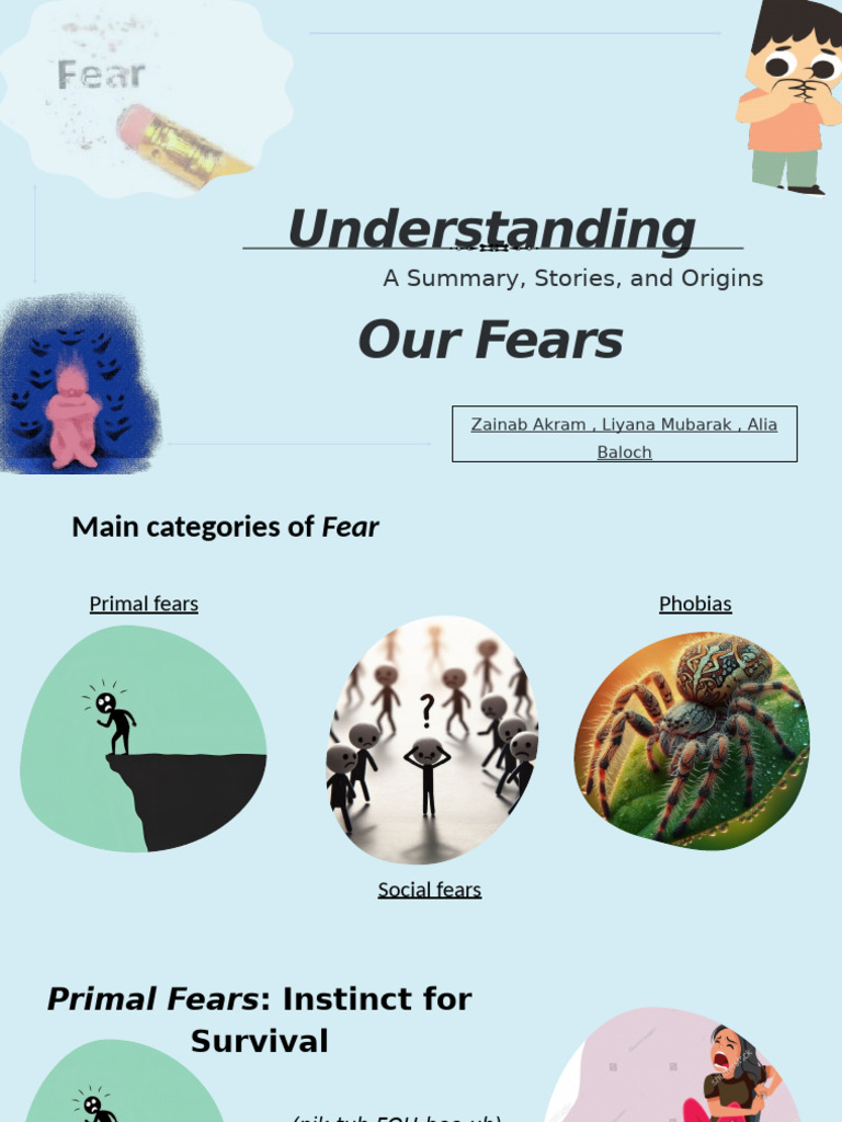 Understanding Our Fears | PDF
