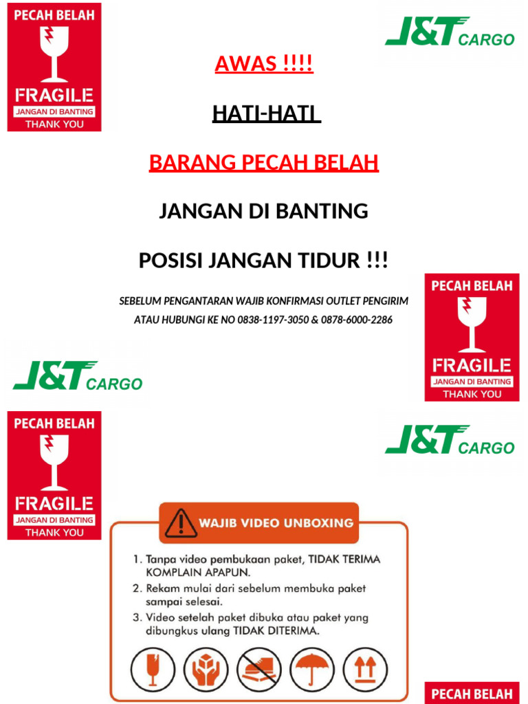Peringatan: Barang Pecah Belah Hati-hati | PDF