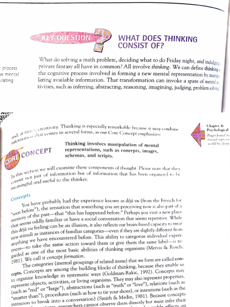 Components of Thought | PDF | Concept | Thought