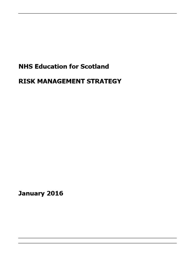nes-risk-management-strategy-final-january-2016 | PDF | Risk | Risk ...