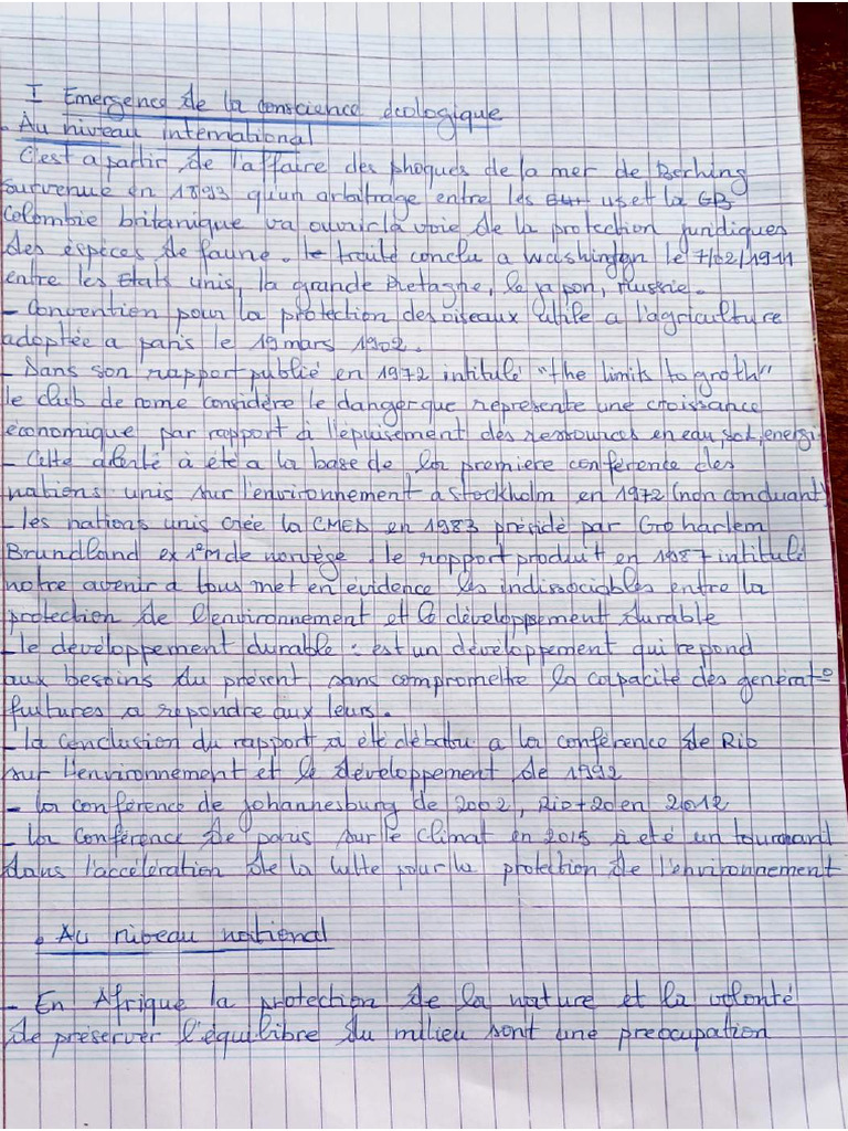 Resum. DRT Environnement | PDF