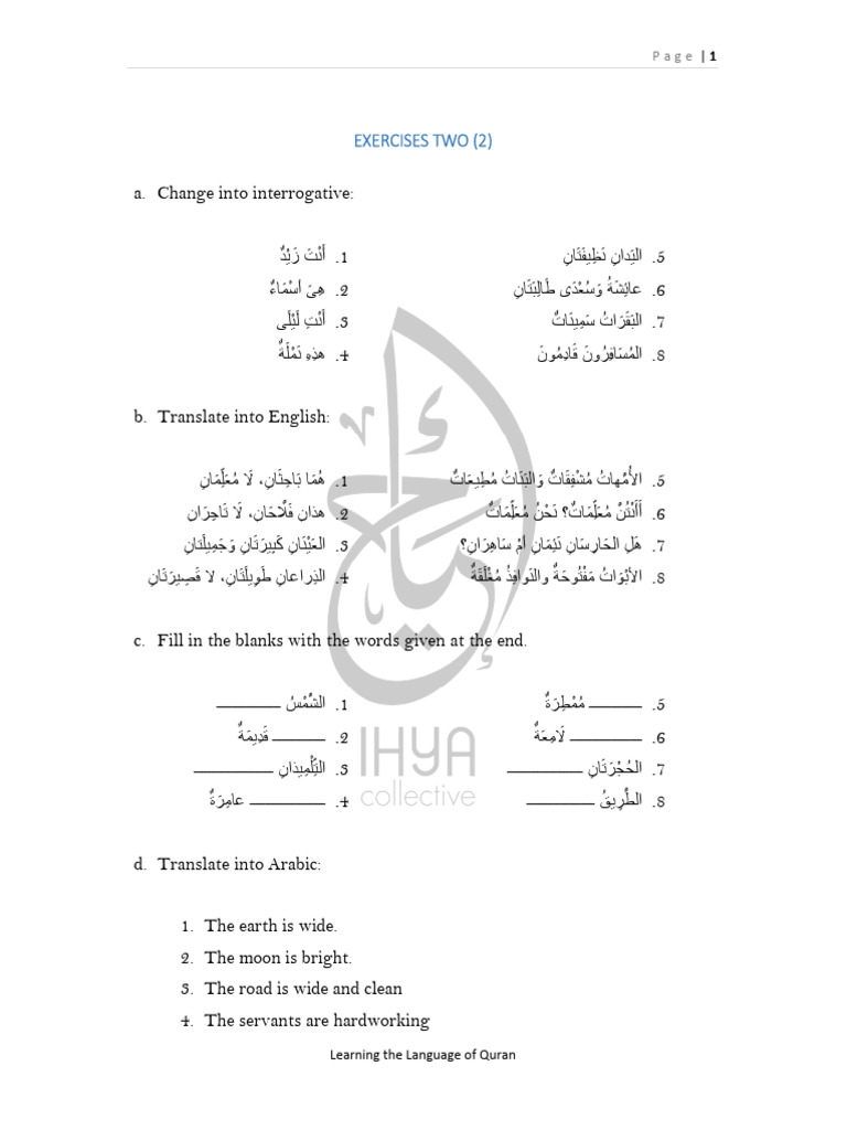 Exercises 2 | PDF | Religious Belief And Doctrine