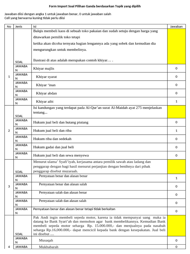 Um Fikih KLS 12 Genap | PDF