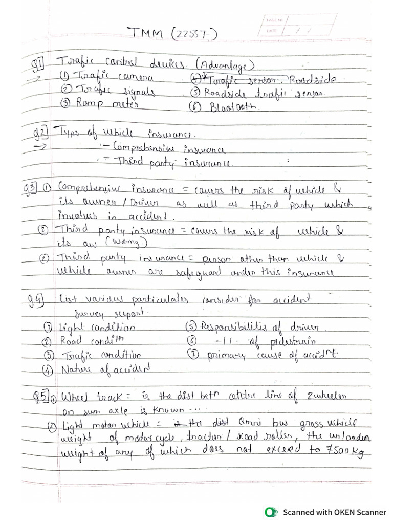 TMM Notes by Sahil Singh | PDF