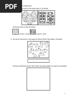 Year 1 Mathematics Assessment Worksheet | PDF