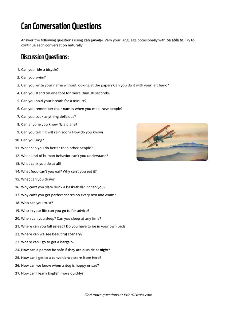 Can Questions | PDF