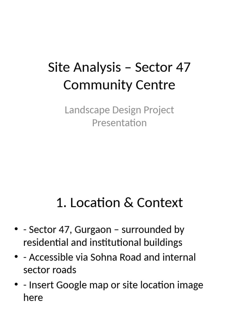 Community Centre Landscape Concept Updated | PDF