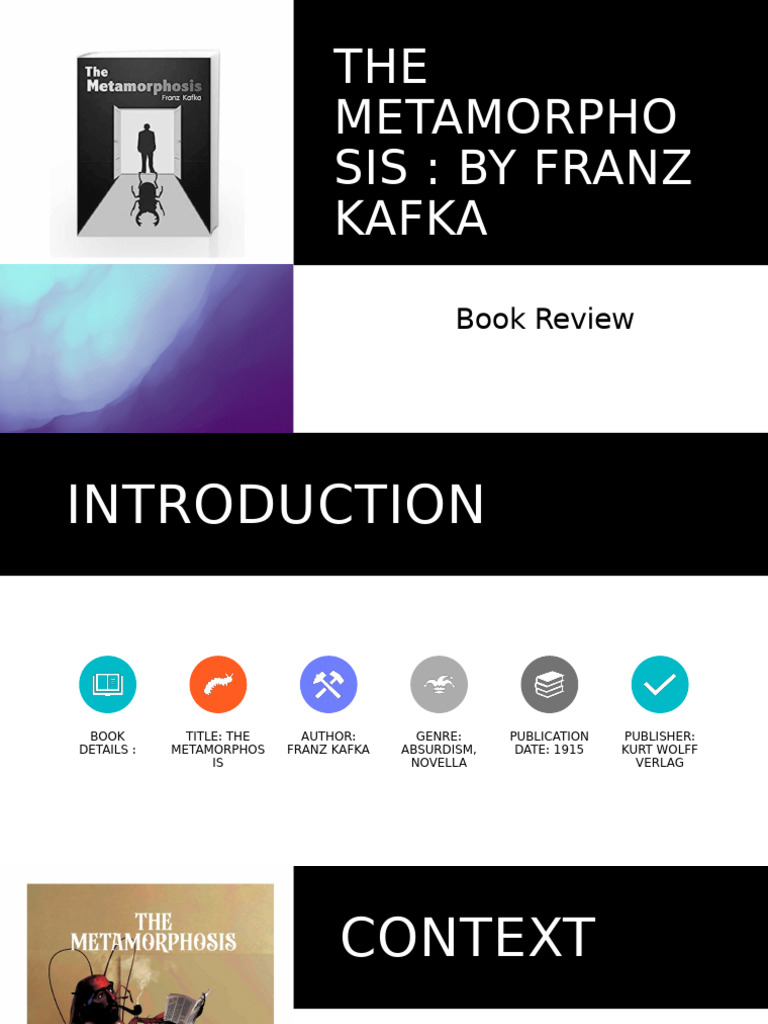 Book Review PPT.2 2 | PDF | The Metamorphosis | Franz Kafka