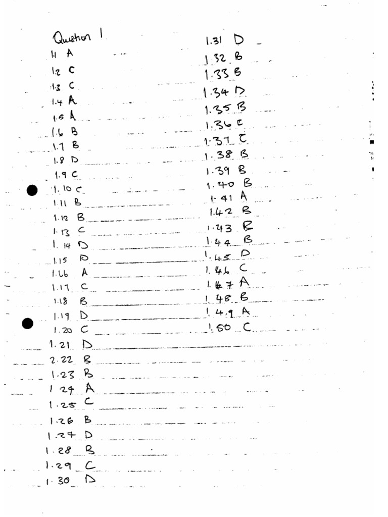 qL-pg7c Invigilator Exam Script PDF | PDF