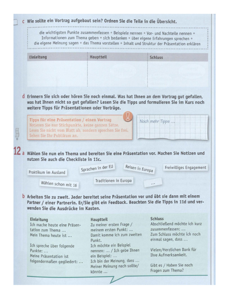 Zertifikat Sprechen b1 | PDF