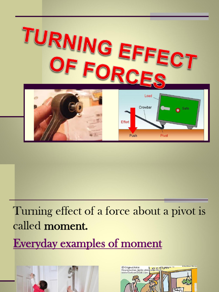 Turning Effect of Forces | PDF | Force | Center Of Mass