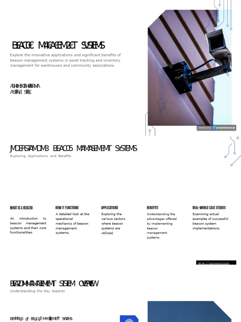Comprehensive Analysis of Beacon Management Systems | PDF | Logistics | Computing