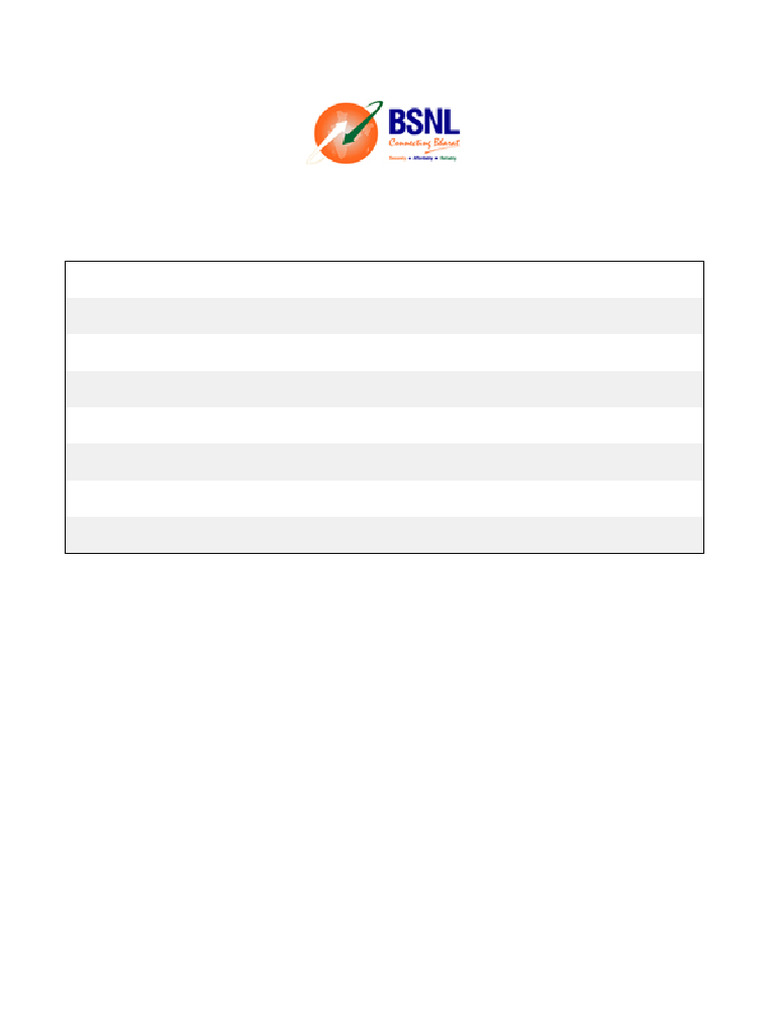BSNL Bill | PDF