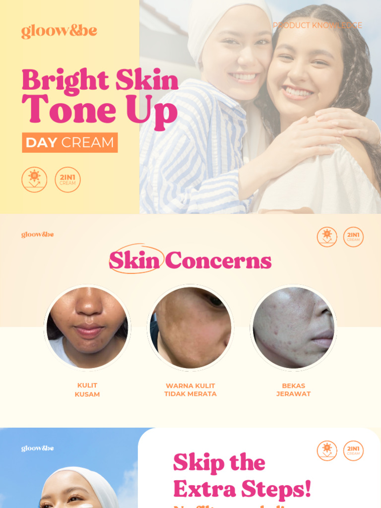 Gloow&Be - Tone Up Product Knowledge | PDF