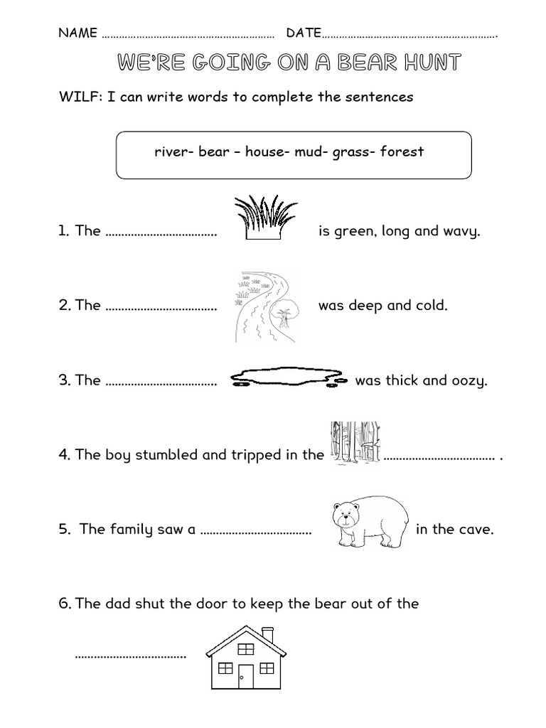 4.write Words To Complete Sentences | PDF