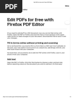 Easy To Use Online PDF Editor Sedja | PDF | Online And Offline | Hyperlink